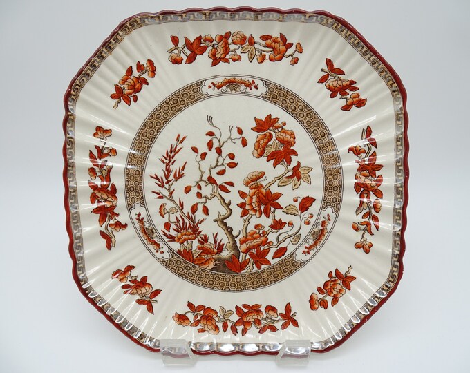 Vintage Spode Hand Painted Indian Tree Orange Rust English Bone China ...