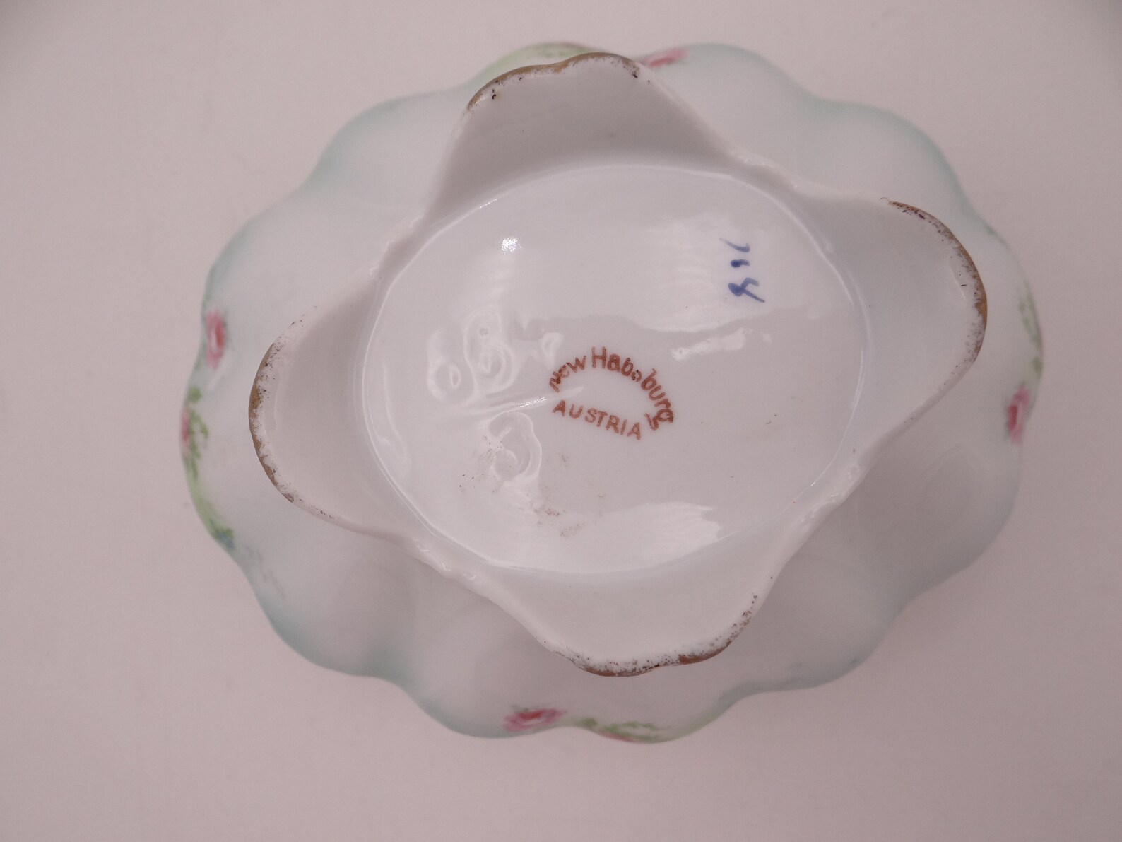 Vintage New Habsburg Austria Centerpiece Flower Footed Bowl - Etsy