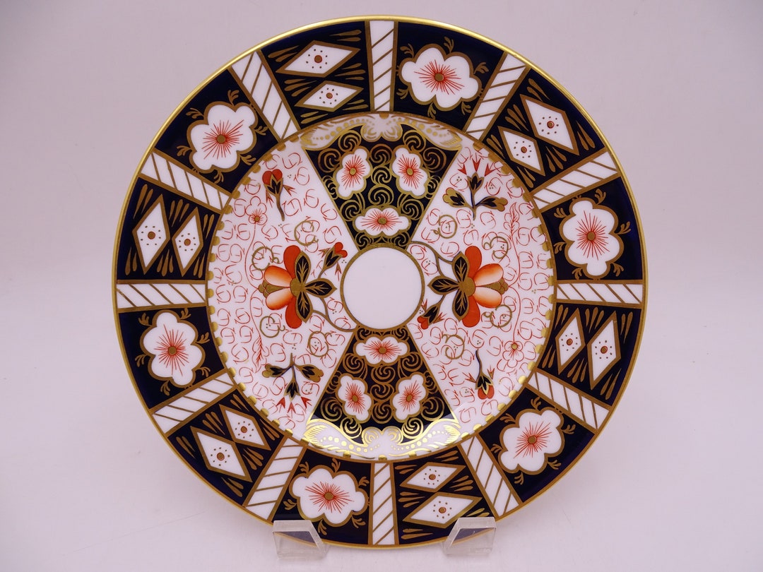 Vintage Royal Crown Derby English Bone China Imari 2451 Salad Plate - 6 ...