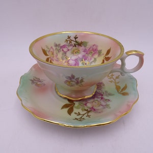 Stunning 14PC Vintage House of Goebel Colorful Wild Rose Tea Set - Etsy