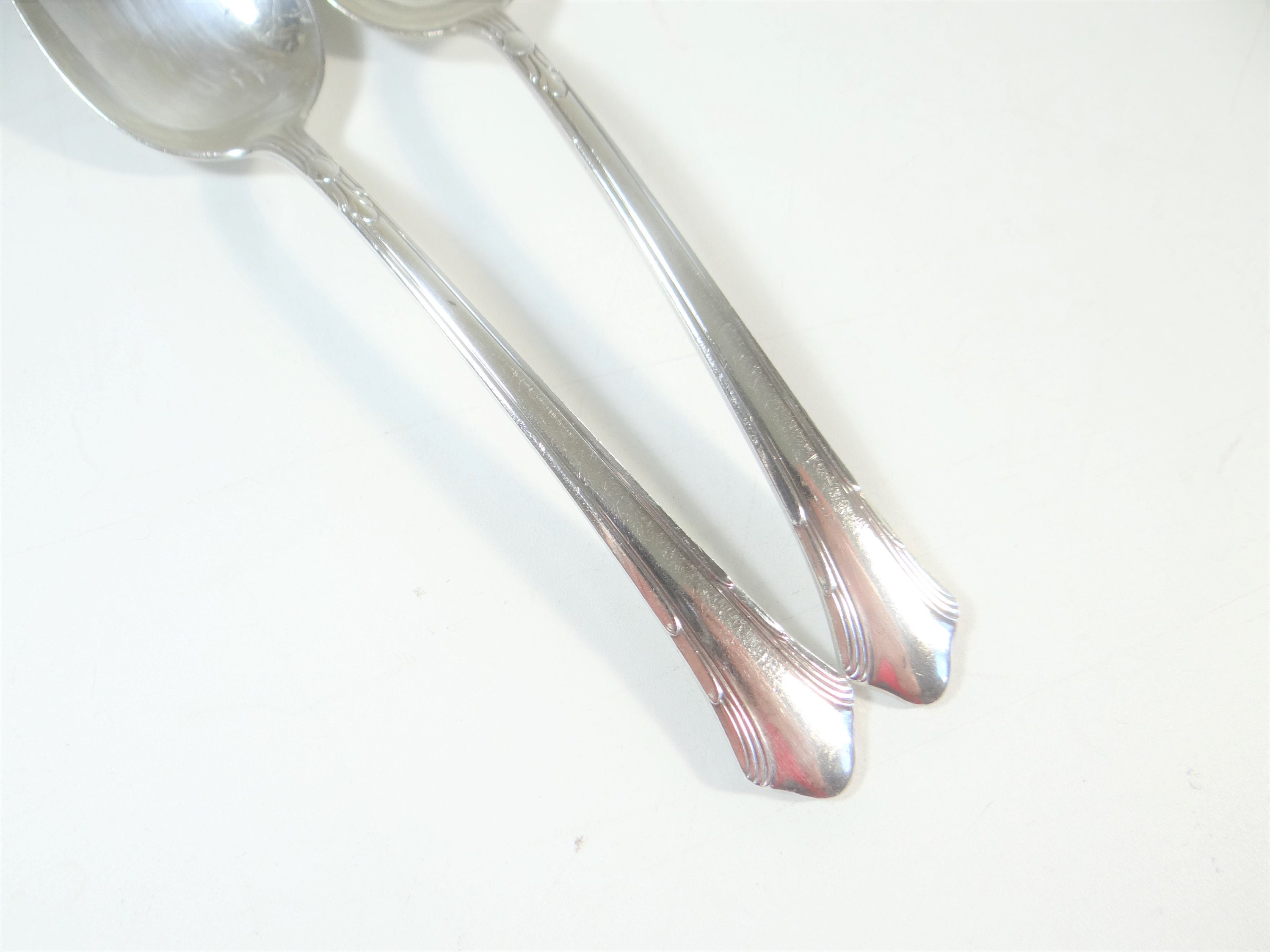 Two 1930 Gorham Lady Caroline Silverplate Teaspoons - Etsy