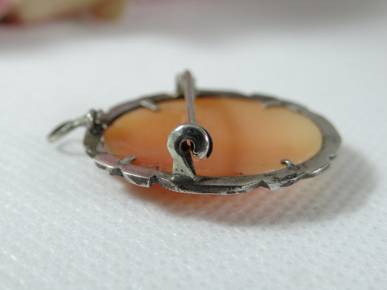 Antique Art Deco Coin Silver God or Goddess Hand Carved | Etsy