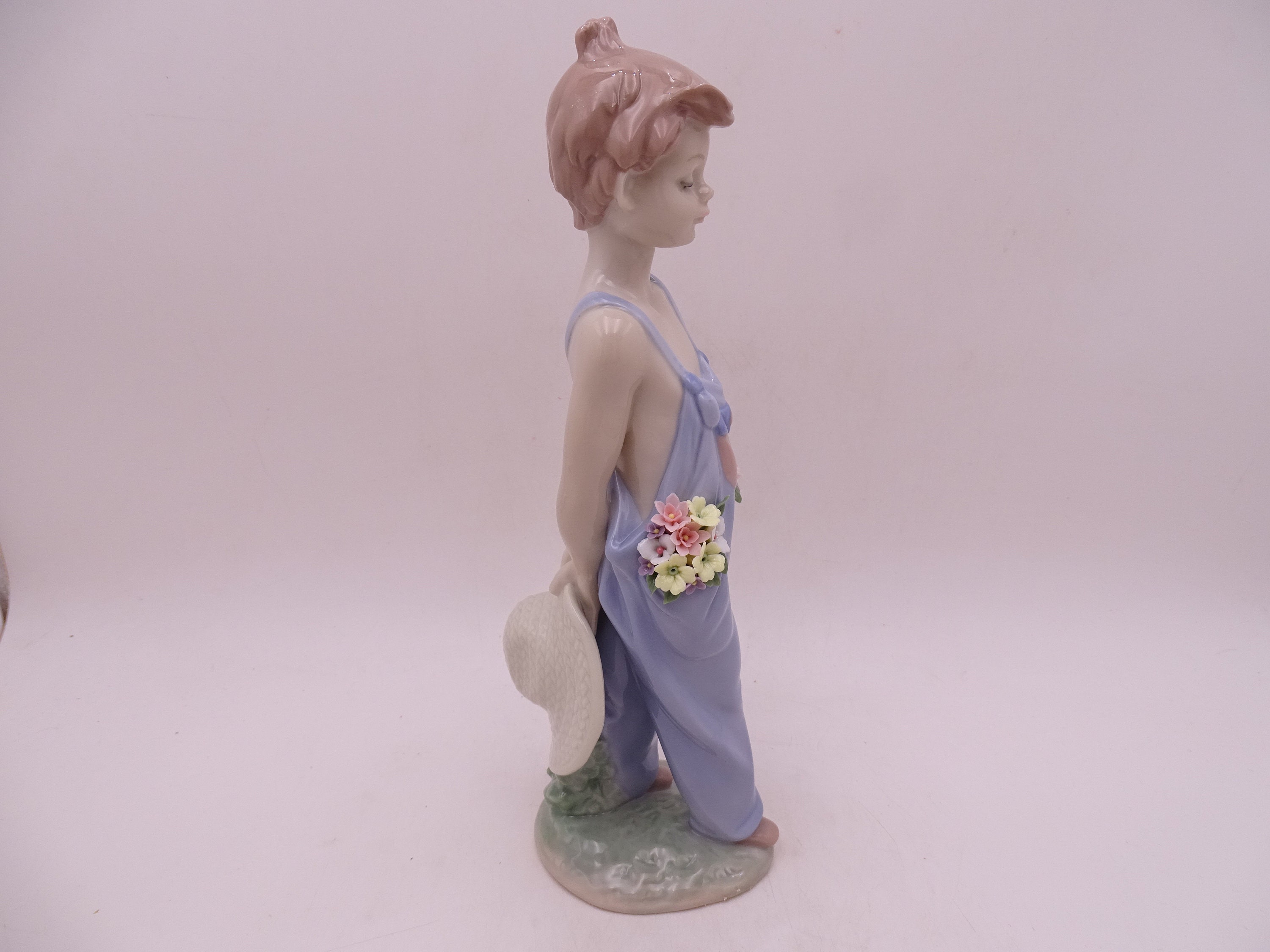Vintage Lladro Figurine "pocket Full of Wishes" #7650 in Original Box ...