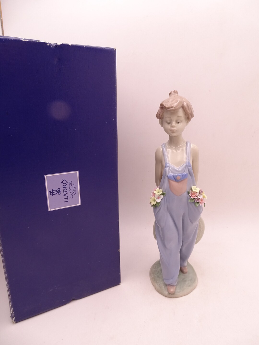 Vintage Lladro Figurine pocket Full of Wishes 7650 in Original Box - Etsy