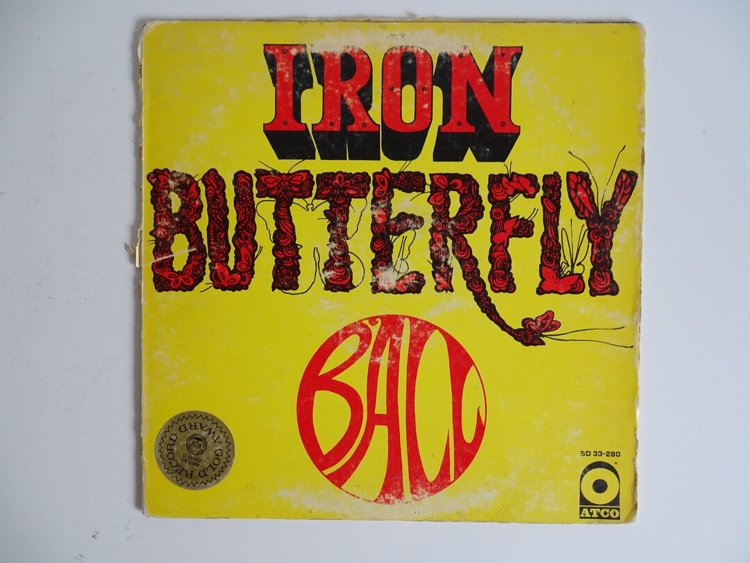 First US Pressing 1969 Atco Records Iron Butterfly "ball" LP Vinyl ...