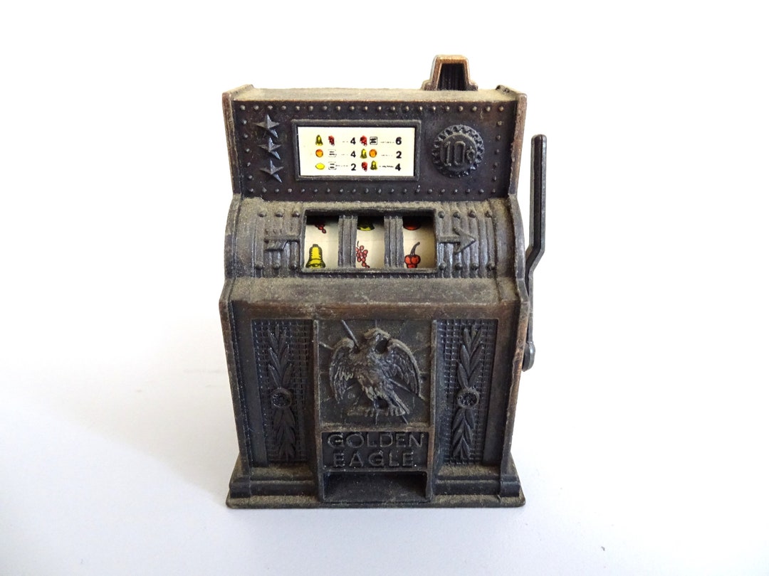 Vintage Diecast One Arm Bandit Slot Machine Pencil Sharpener - Etsy