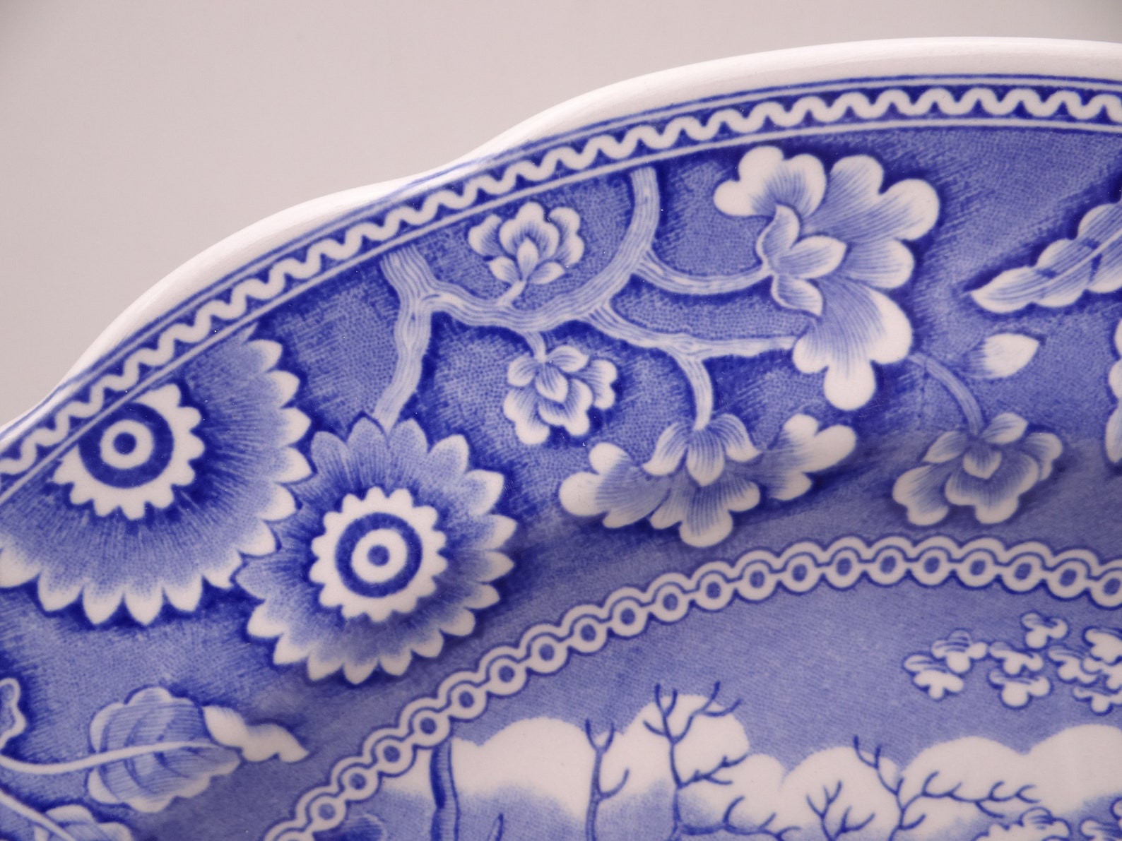 Vintage Spode Blue Room Collection Blue and White Dinner Plate - Etsy