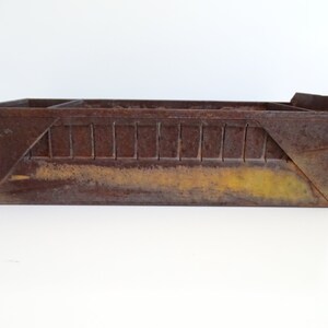Vintage Rusted Metal Storage Box - Industrial Decor - Loft Decor ...