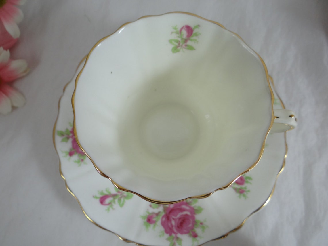 1930s Old Royal English Bone China Pink Rose Teacup English | Etsy