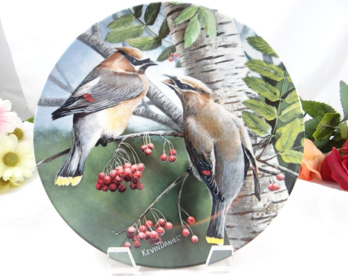 1987 Edwin Knowles Encyclopedia Britannica Birds of Your Garden ...