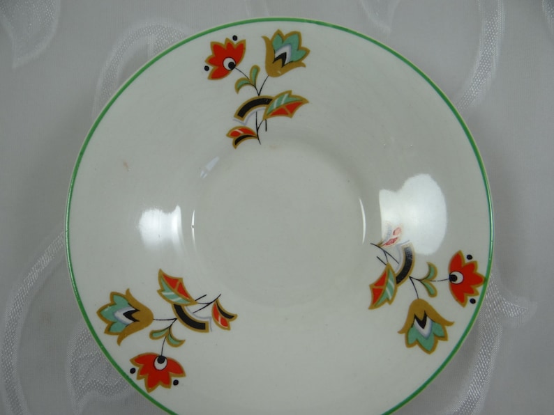 Colorful 1940s Vintage Portland Pottery Cobridge English Bone | Etsy