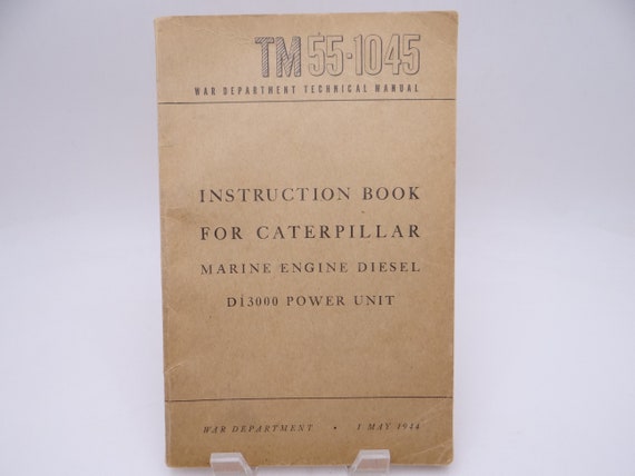 1944 WWII Wartime War Department Field Technical Manual TM | Etsy