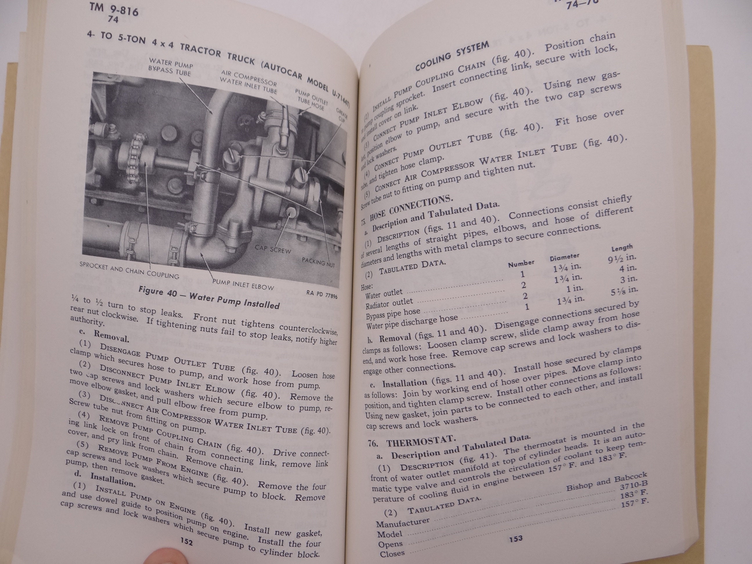 1944 WWII Wartime War Department Field Technical Manual TM | Etsy
