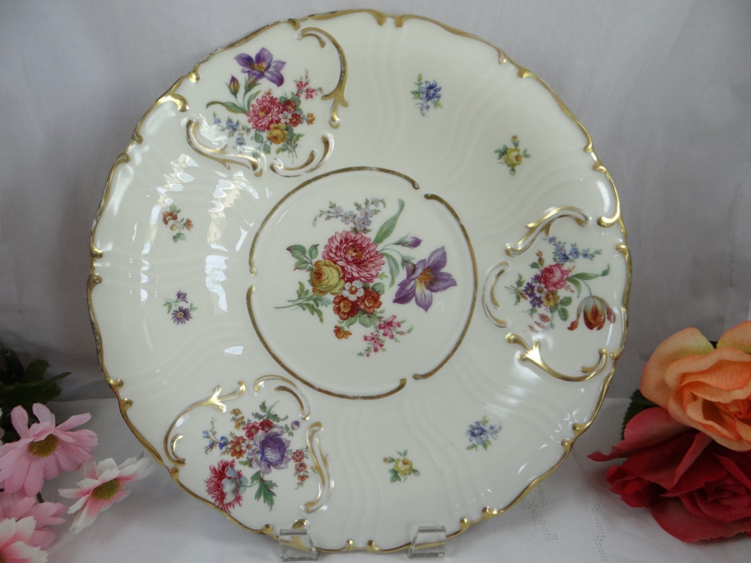 1930s Koenigszelt Germany Large Round Fruit or Serving Bowl ...