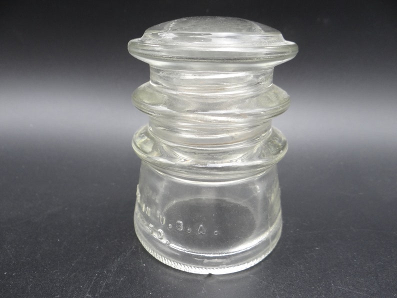 1930s Hemingray 10 CD 115 SB Clear Glass Insulator Decor - Etsy