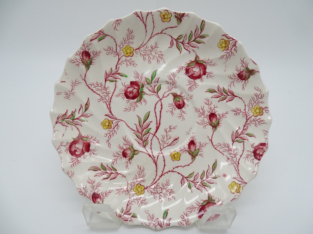 1950s Vintage Spode English Bone China Made in England "rosebud Chintz ...