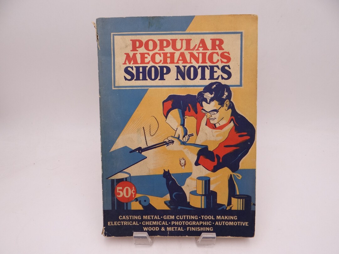 Vintage 1940 Popular Mechanics Shop Notes Volume 36 - Etsy