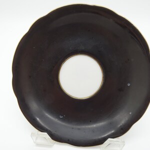 Vintage Wako Japan Fruit Design Green and Black Teacup and Saucer Tea ...