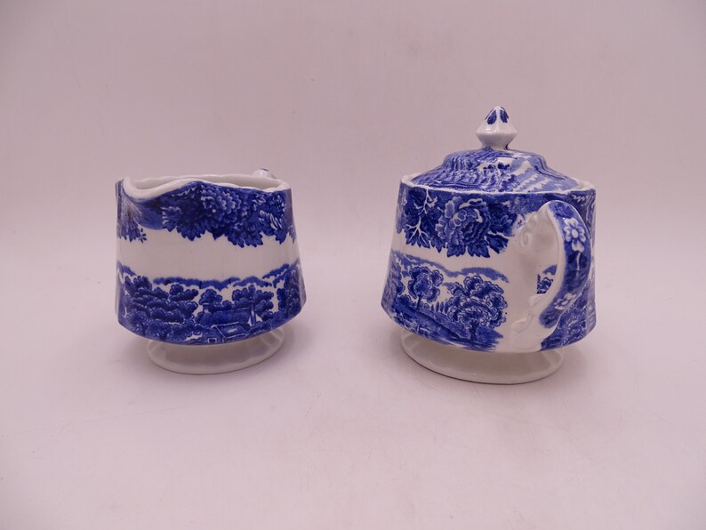 Vintage English Bone China Enoch Woods English Scenery Creamer and ...