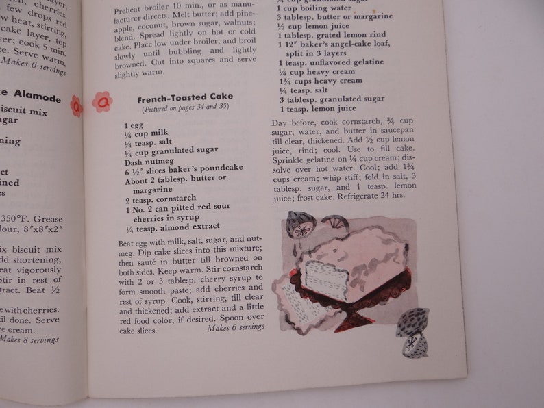 Vintage 1958 Good Housekeeping's "book of Delectable Desserts" Soft ...