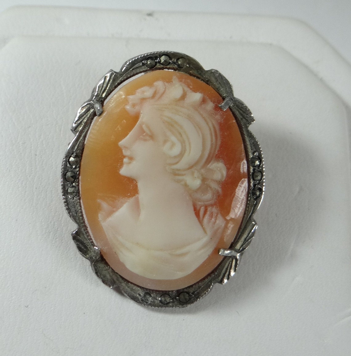 Antique Art Deco Coin Silver God or Goddess Hand Carved | Etsy