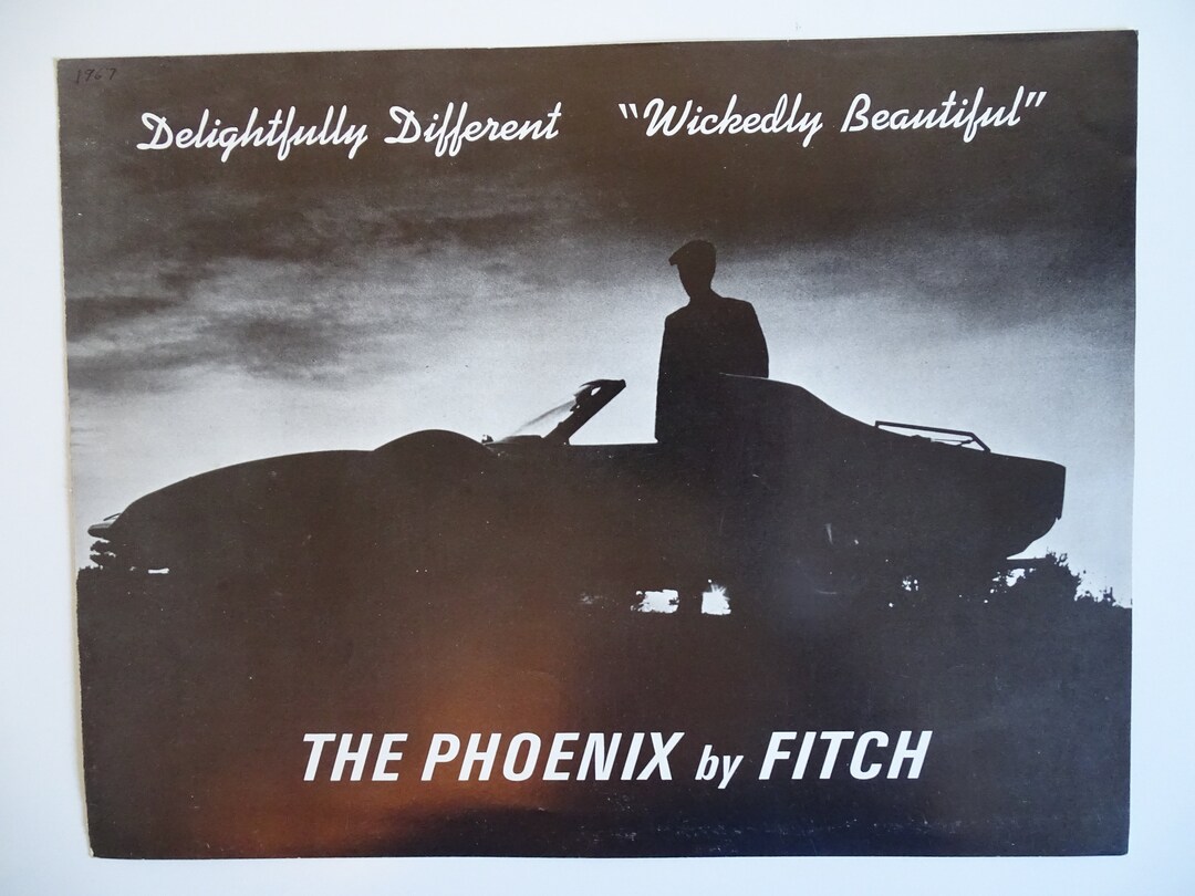 Rare 1960s Original the Phoenix by Fitch Dealer Sales Car - Etsy