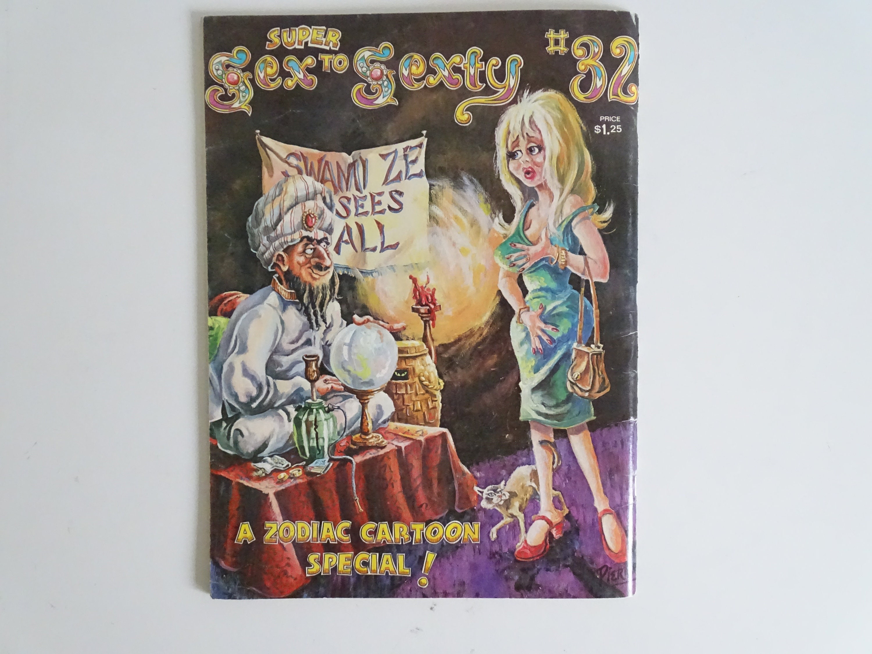 Large Size Version 1973 Vintage Super Sex To Sexty Adult Comic Etsy