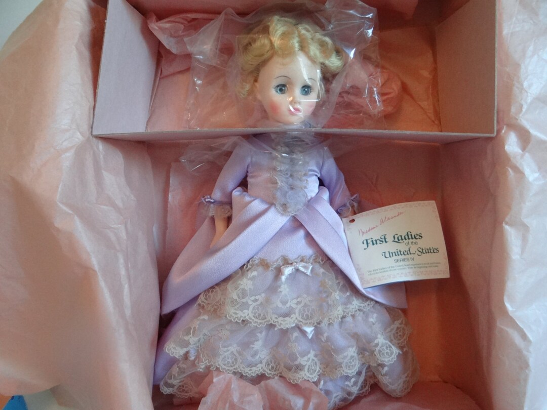 NIB Madame Alexander First Lady Doll 1421 "lucretia Garfield" With ...