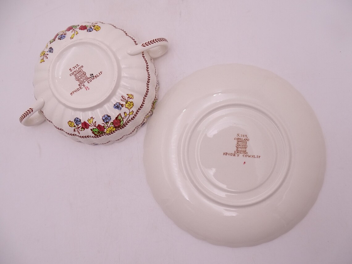 1950s Vintage Spode English Bone China Made in England "cowslip" Cream ...