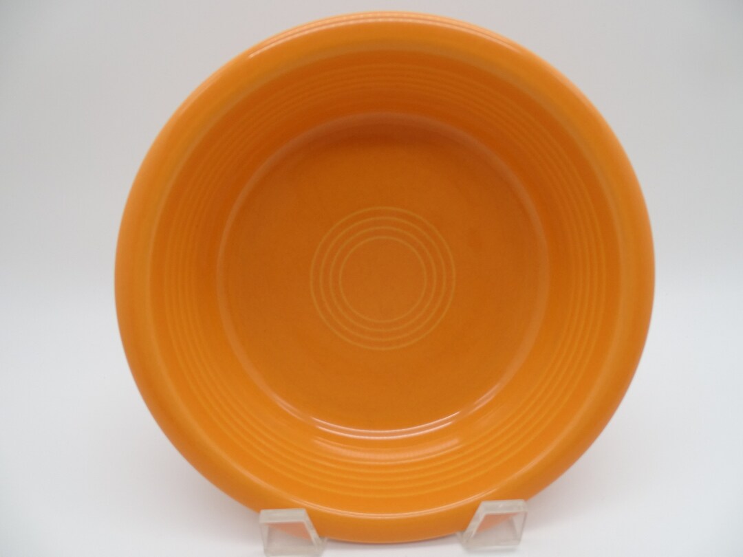 Vintage Fiestaware Orange Red Coupe Cereal Bowl - Etsy