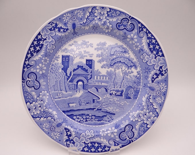 Vintage Spode Blue Room Collection Blue and White Dinner Plate - Etsy