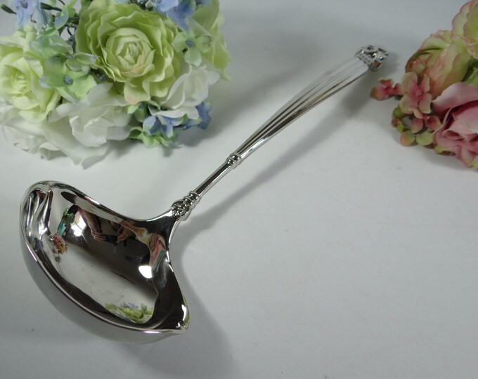 Godinger Old Copenhagen Silverplate Punch Bowl Ladle - Gorgeous Serving ...