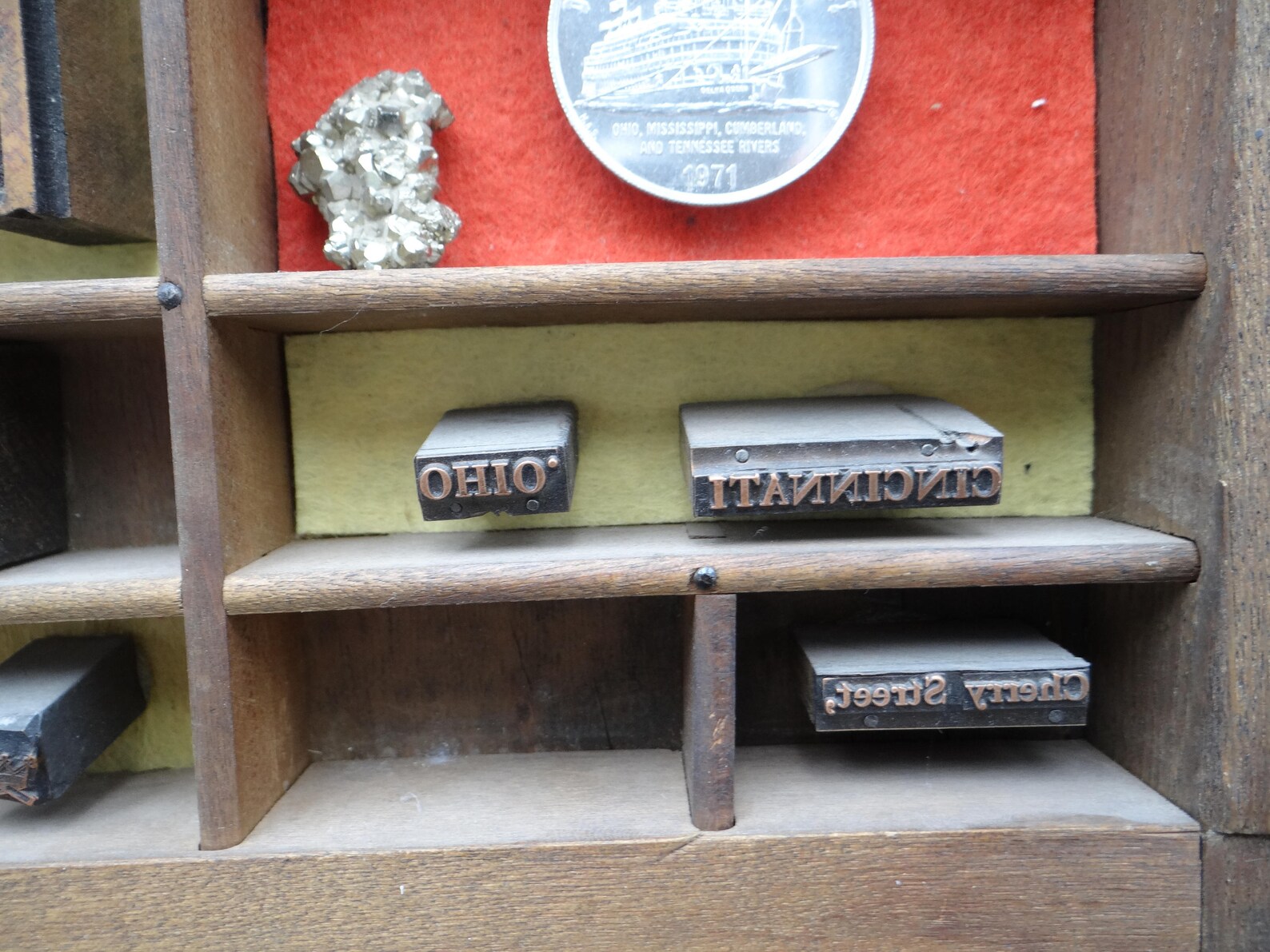 Antique Print Drawer Display With Print Blocks Ready for - Etsy