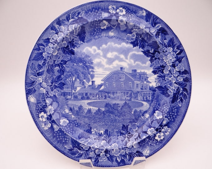 Vintage Wedgwood English Bone China Blue and White "home of Henry ...