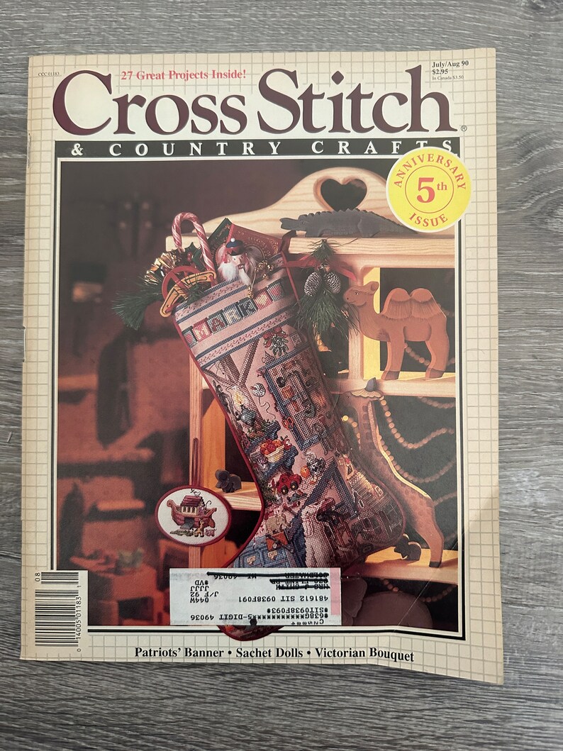 Cross Stitch and Country Crafts Magazine - 1990 - You Choose One ...