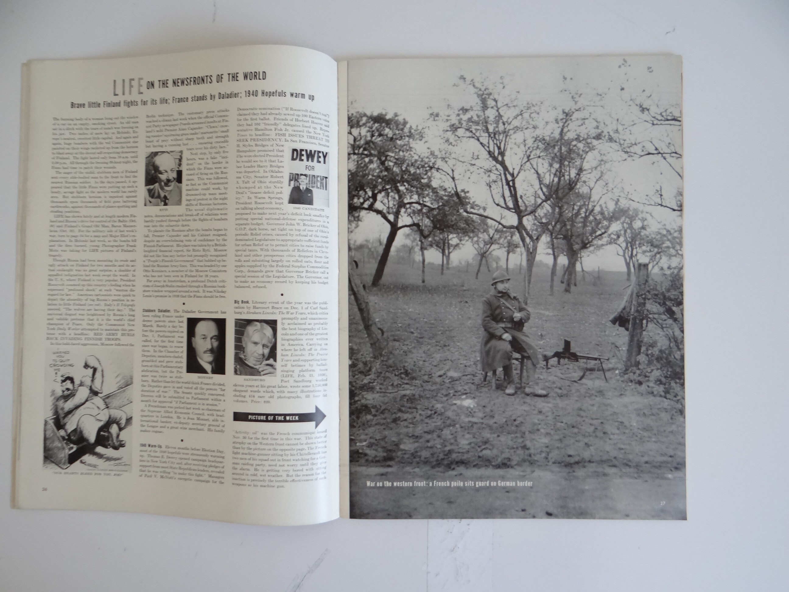 Vintage 1939 Life Magazine WWII Wartime Issue December 11 | Etsy