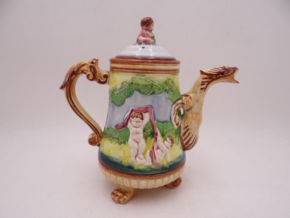 Rare Vintage Morikin Ware Occupied Japan Muses Dragon Coffee - Etsy ...