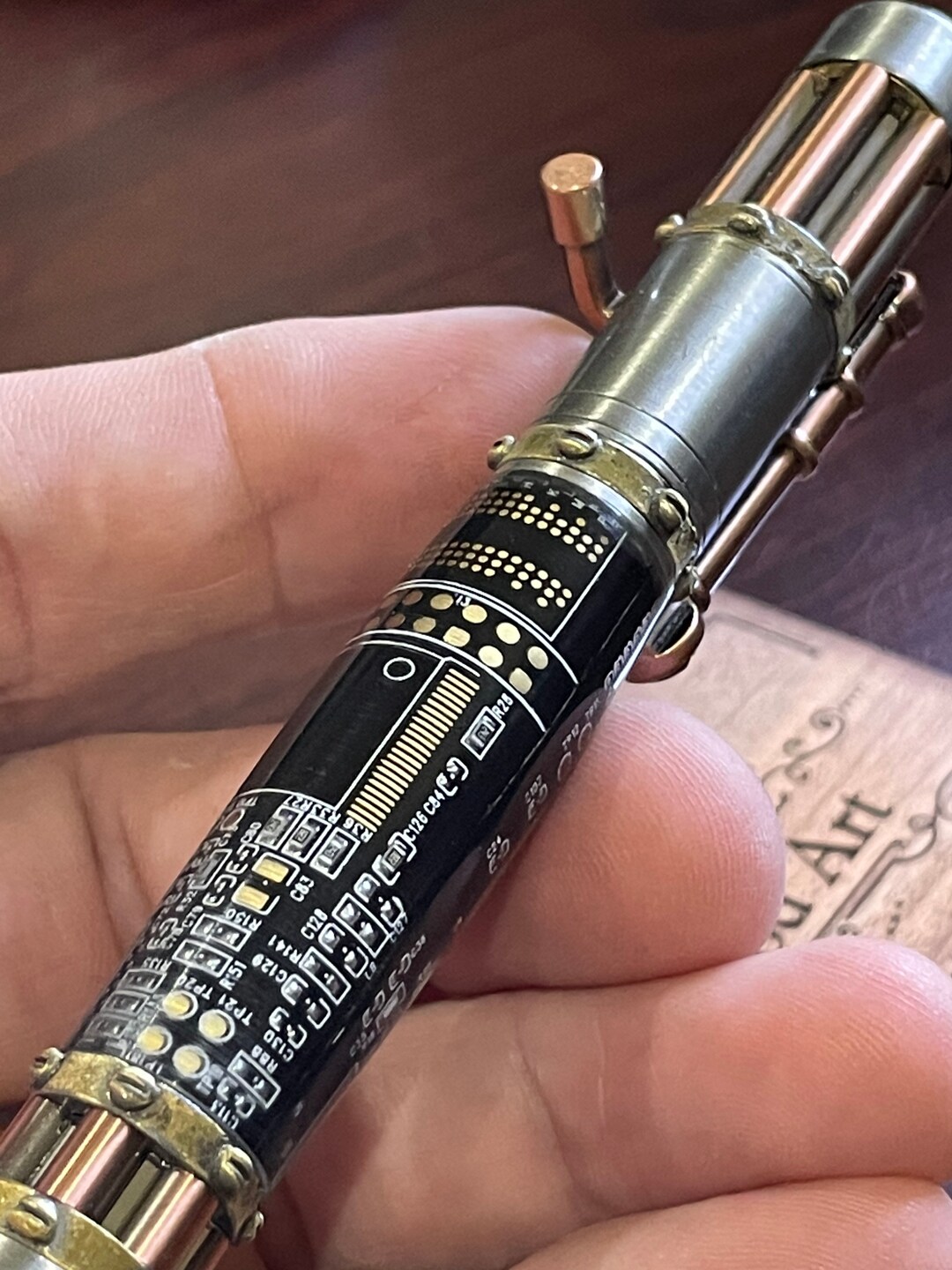 Genuine PCB Black Circuit Board Steampunk Pen Perfect Gift for Tech or ...