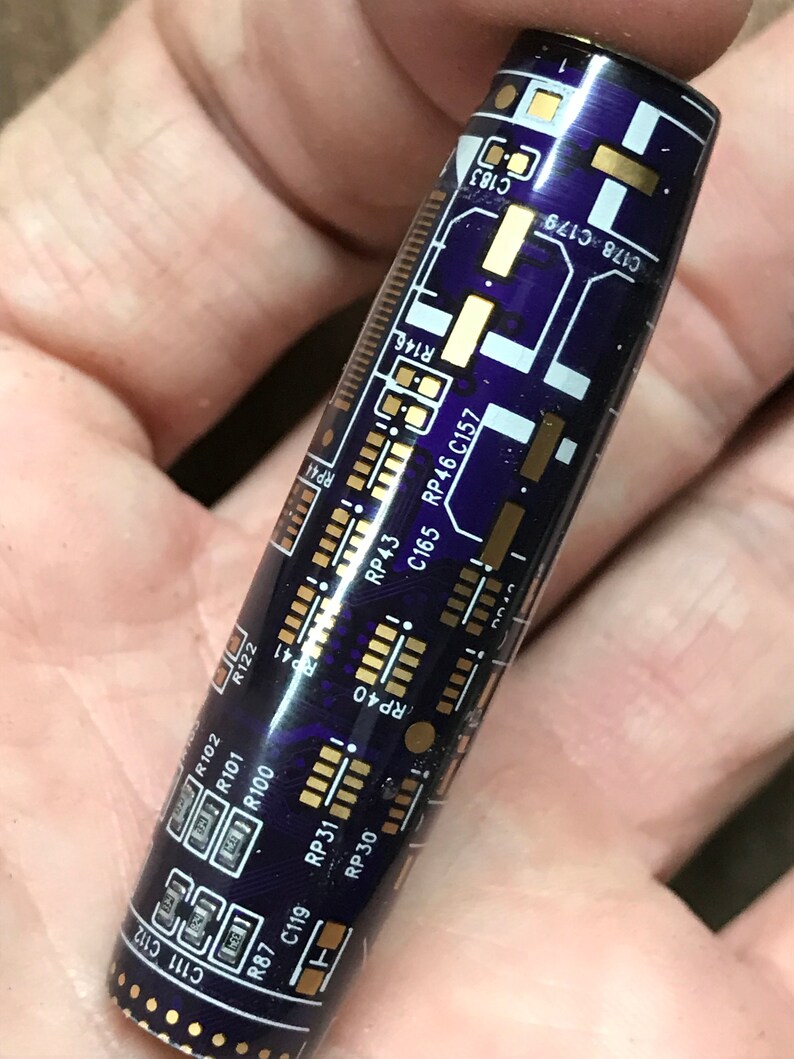 Genuine PCB Purple Circuit Board Pen Perfect Gift for Tech - Etsy