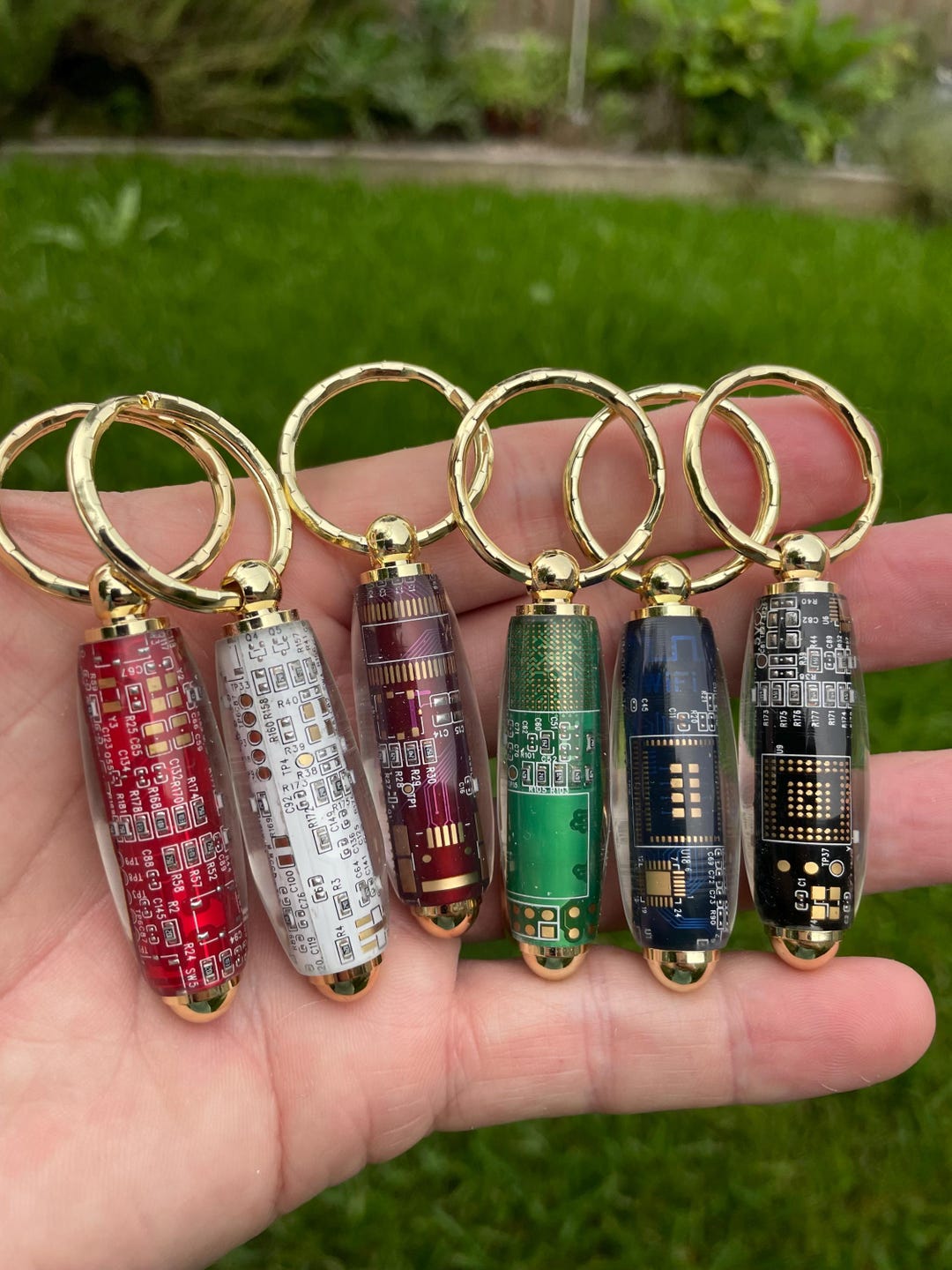 Genuine PCB Circuit Board Key Ring Perfect Gift for Tech or Geek Made ...