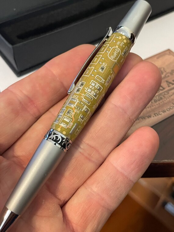 Genuine PCB Yellow Circuit Board Pen Perfect Gift for Tech | Etsy