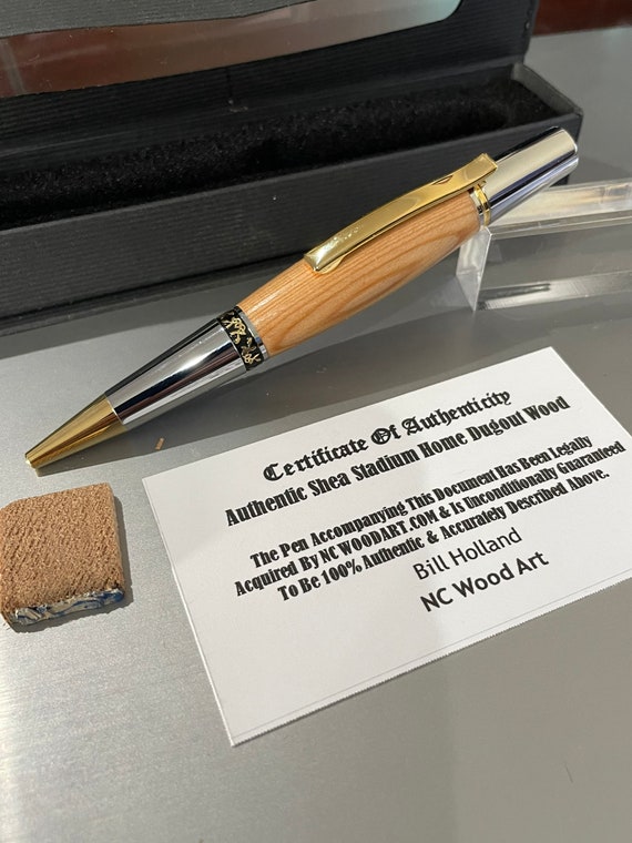 Genuine Mets Shea Stadium HOME DUGOUT Wood Ballpoint Pen With | Etsy