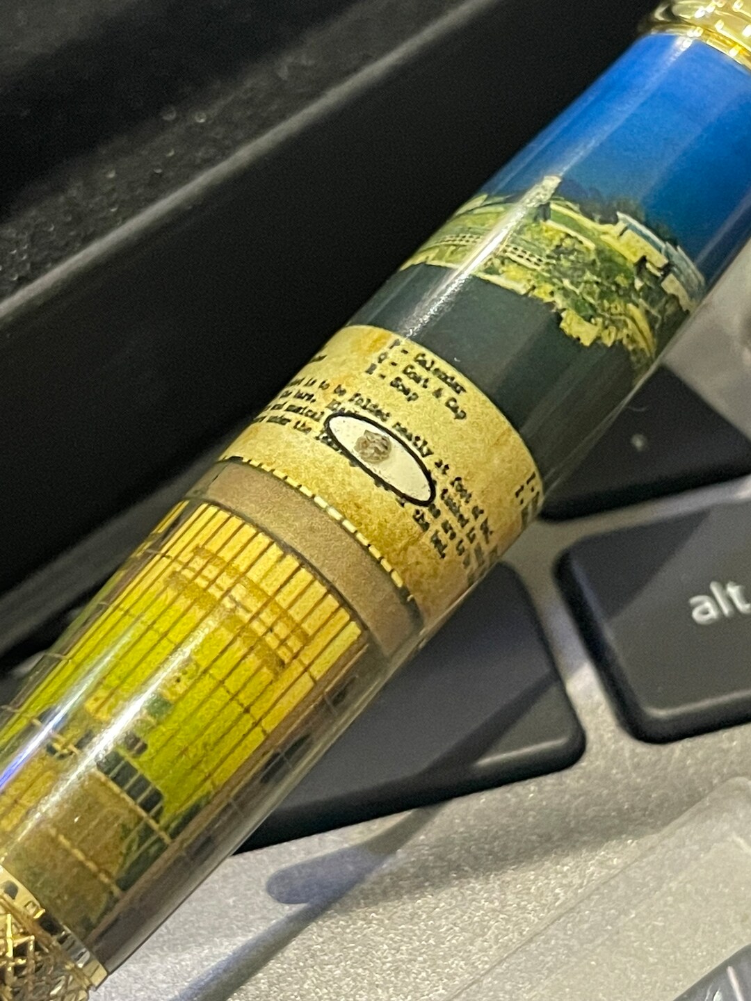 Alcatraz State Prison Embedded Ballpoint Pen Custom Hand Made With COA ...