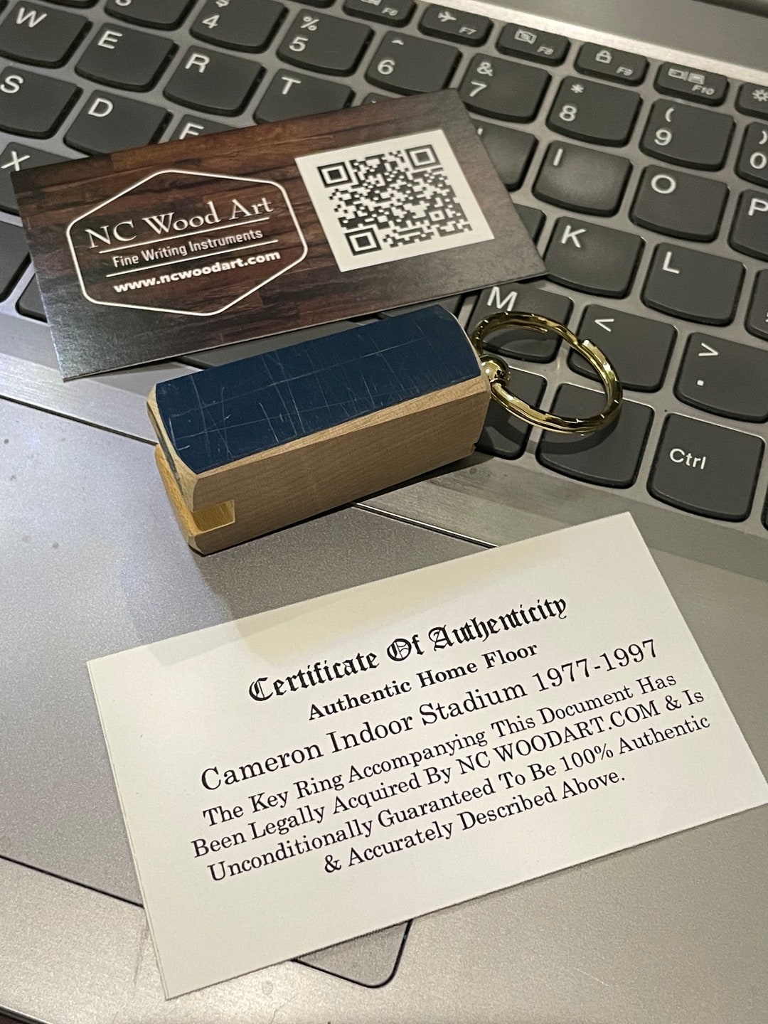 Uber Rare Genuine Duke bluepainted Cameron Indoor Stadium Floor Section ...