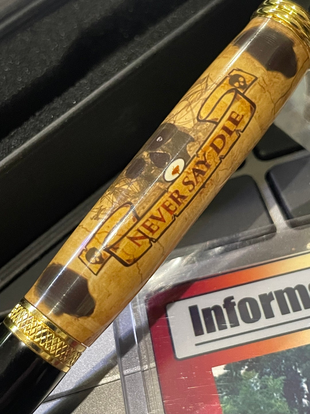 Goonies Never Say Die House Embedded Ballpoint Pen Custom Hand Made ...