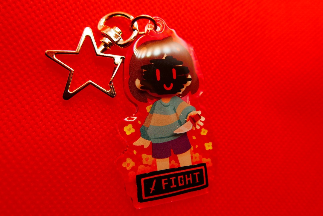 MERCY | FIGHT Undertale Charms | 3D Effect - Etsy