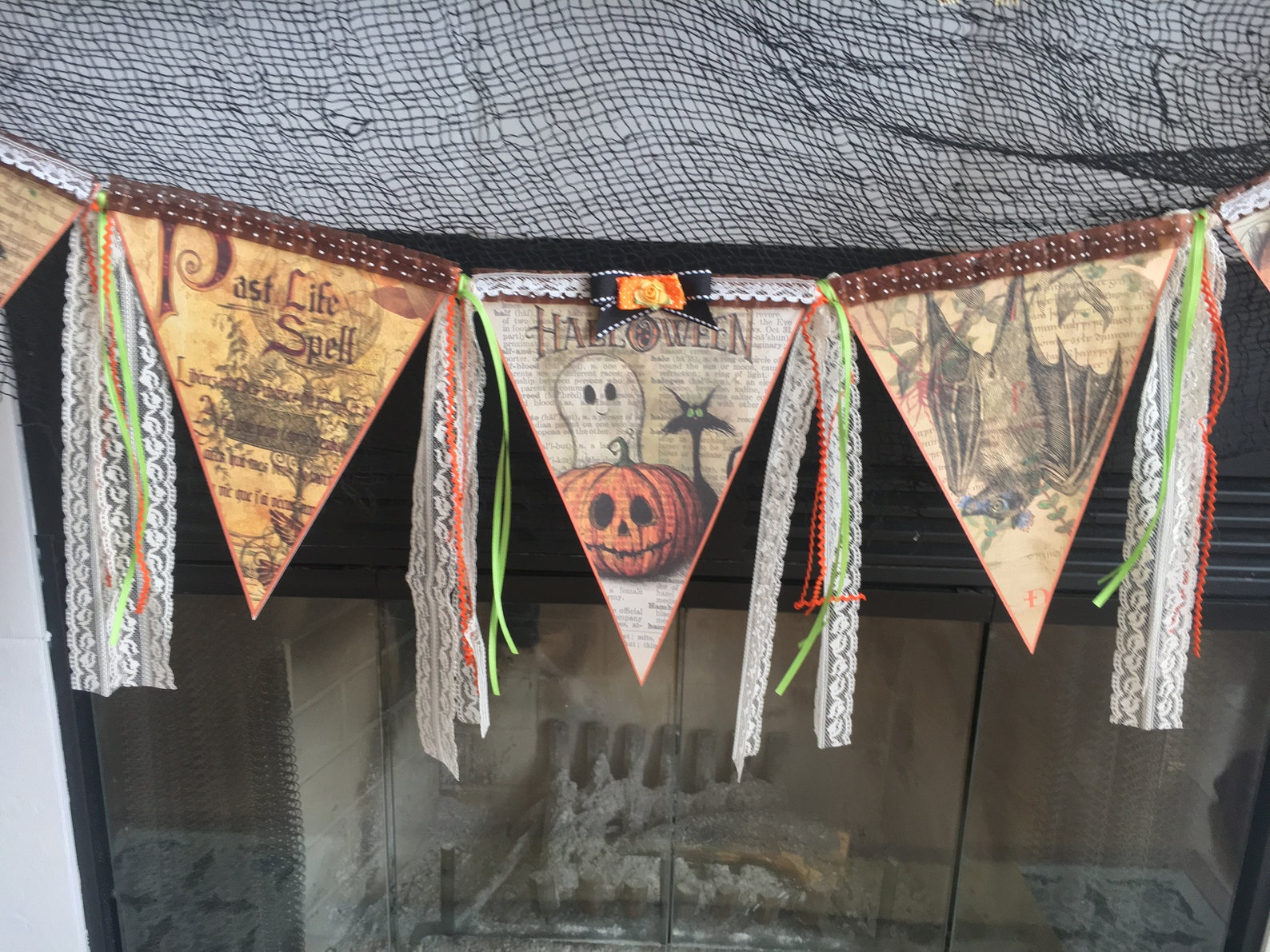 Halloween Party Banner Printable Happy Halloween Flag Pennant ...