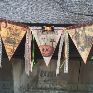 Halloween Party Banner Printable | Happy Halloween Flag Pennant ...