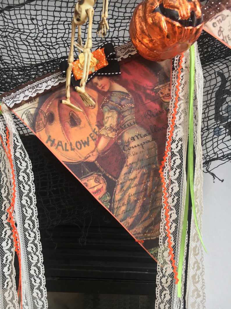 Halloween Party Banner Printable Happy Halloween Flag Pennant ...