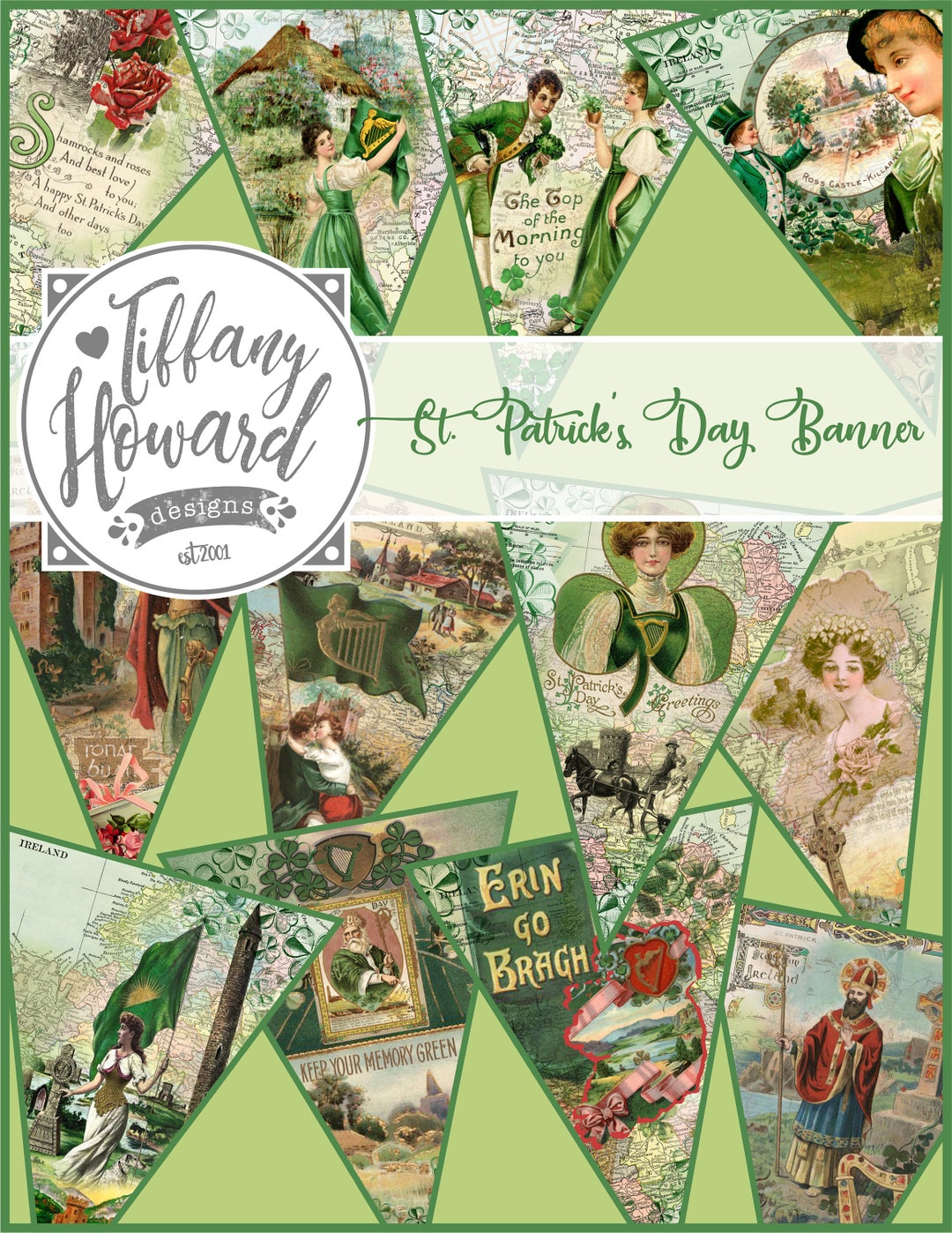 St Patrick's Day Banner Bundle Printable | Holiday Banner | Holiday ...